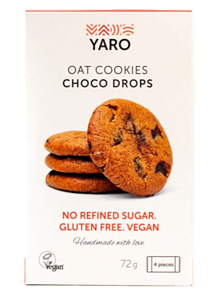 Yaro Zestaw ciasteczek "Choco Drops" 72g - Kultura Smaku