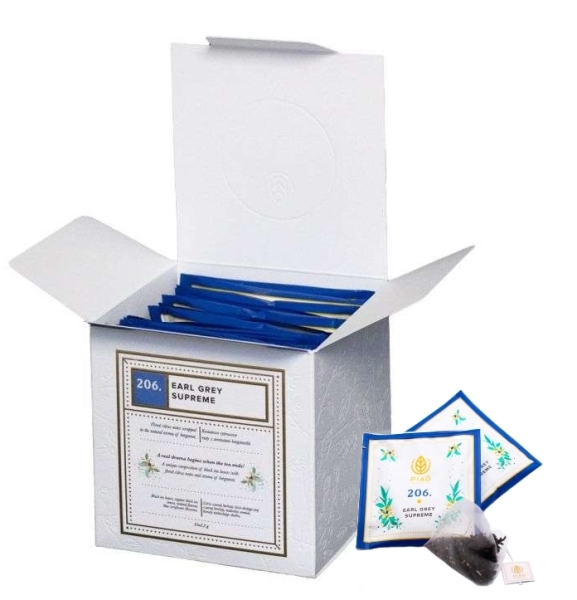 Piag Tea Earl Grey Supreme N°206 czarna herbata (15 saszetek) - Kultura ...