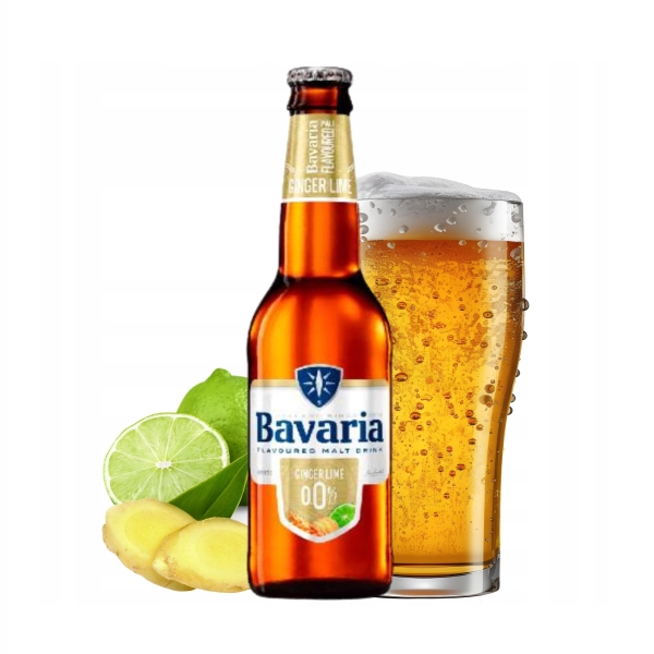 Bavaria Piwo Ginger&Lime bezalkoholowe 0,33l - Kultura Smaku