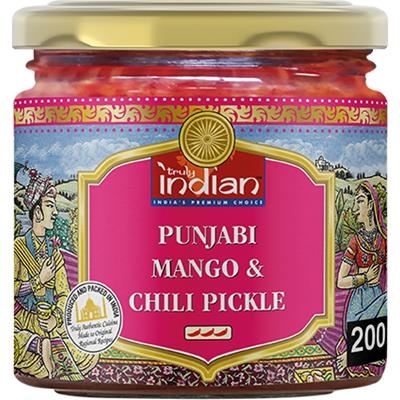 Truly Indian Pikle mango&chili 200g - Kultura Smaku