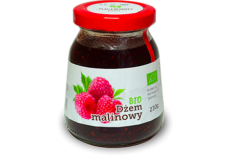 Juchowo Farm Dżem malinowy BIO 220g - Kultura Smaku