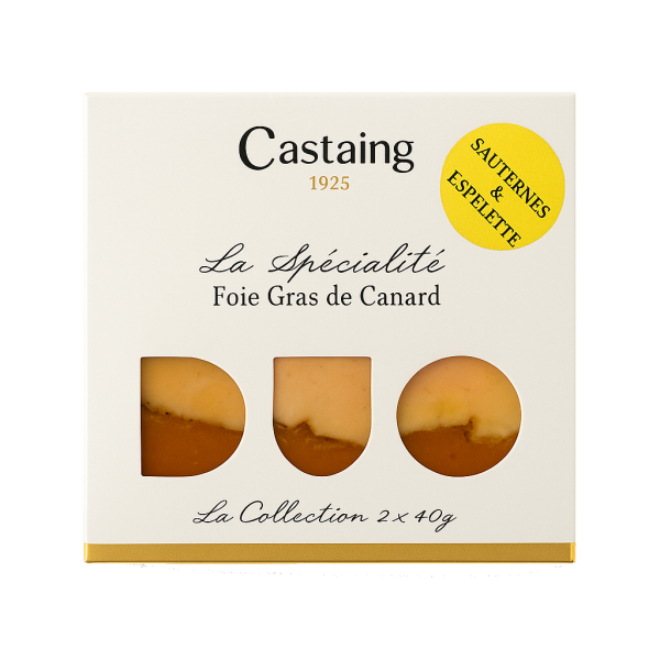 Castaing Specialty of duck liver w.Sauternes and Espelette Jelly sc ...