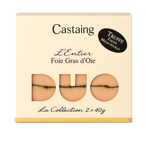 Castaing Castaing Mille feuille of goose liver w. truffles 5% sc 2x40g ...