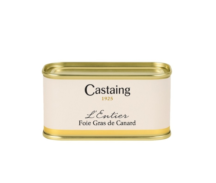 Castaing Block of duck liver tin 130g - kacza wątroba - Kultura Smaku
