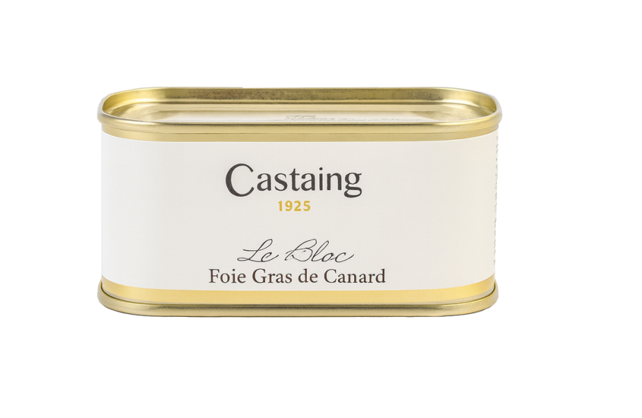 Castaing Block goose liver tin 130g - gęsia wątroba - Kultura Smaku
