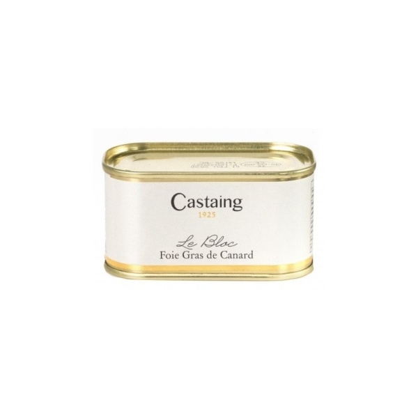 Castaing Block goose liver tin 130g - gęsia wątroba - Kultura Smaku