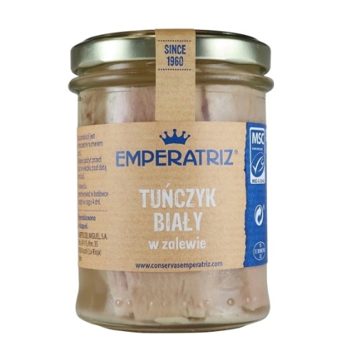 Emperatriz Tuńczyk Biały Filety w Bio Oliwie z Oliwek Extra Virgin 200g ...