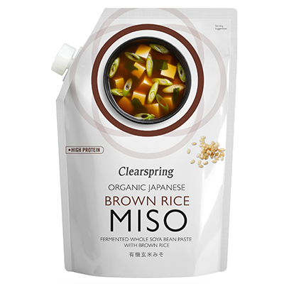 Clearspring Miso z brązowego ryżu Bio 300g - Kultura Smaku