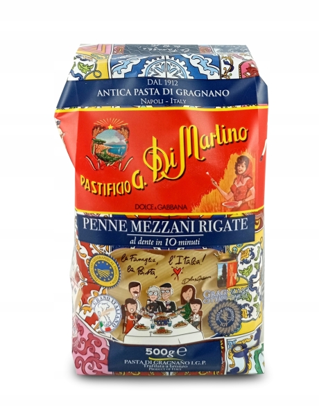 Dolce & Gabbana Penne Mezzani Rigate Pasta di Gragnano 500g - Kultura Smaku