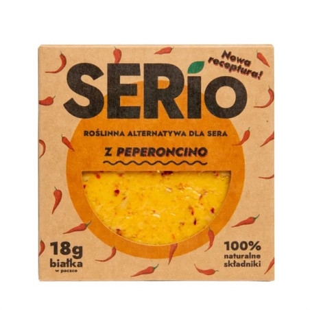 SERio Roślinna Alternatywa dla Sera z Peperoncino 150g - Kultura Smaku