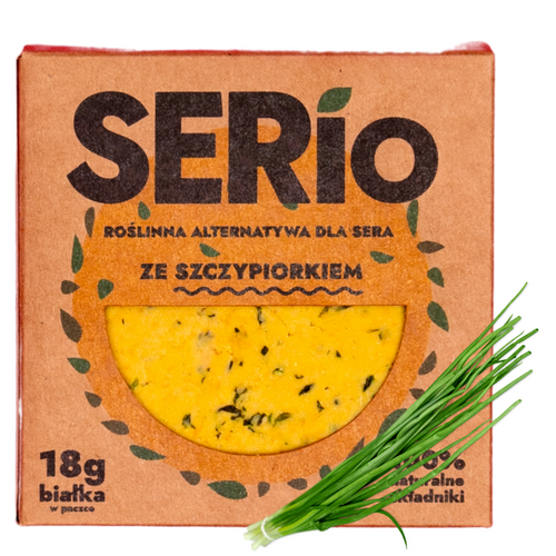 SERio Ser Roślinny ze Szczypiorkiem 150g - Kultura Smaku