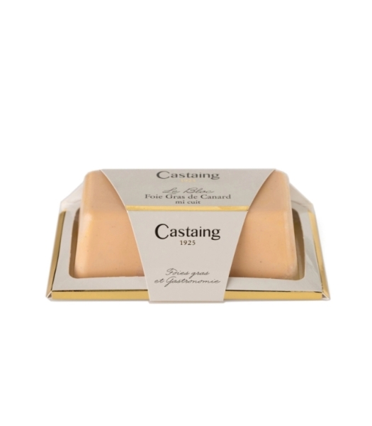 Castaing Block of duck liver Tray Foie gras de Canard mi cuit mus z ...