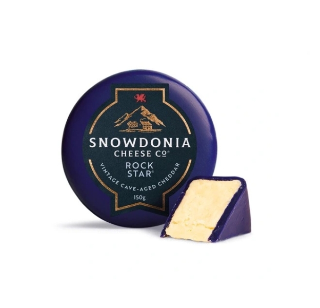 Snowdonia Rock Star Vintage Cave-aged Cheddar ser krowi dojrzewający 18 ...