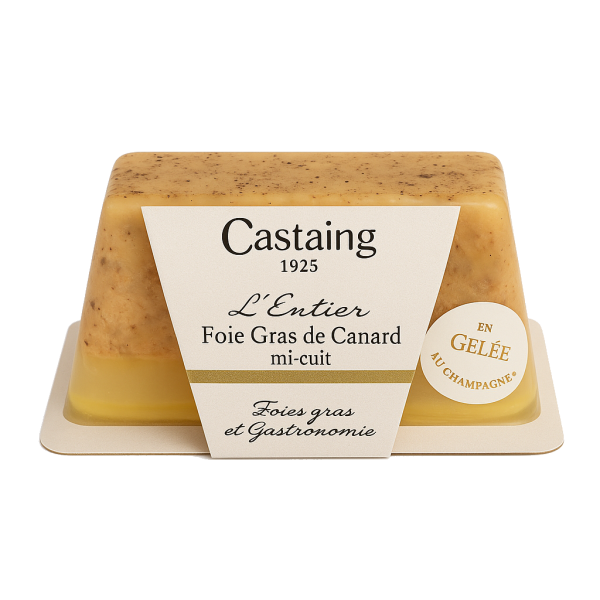 Castaing Foie Gras de Canard Gelee Champagne wątroba z kaczki z ...