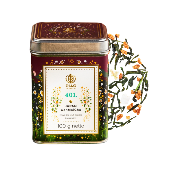 Piag Tea Japan GenMaiCha N°401 – czarna herbata premium w stylowej ...
